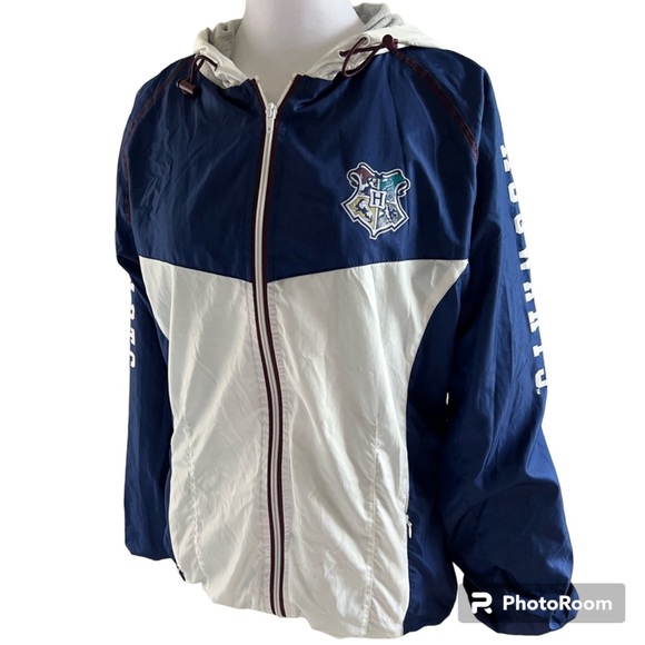 Warner Bros. | Jackets & Coats | Harry Potter Zip Up Athletic Blue ...